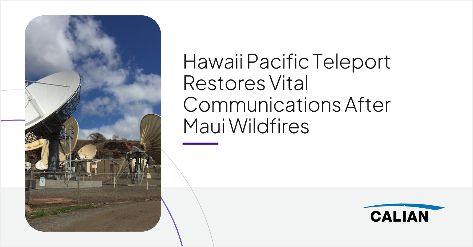 Hawaii Pacific Teleport Helps Restore Vital Communications Links ...